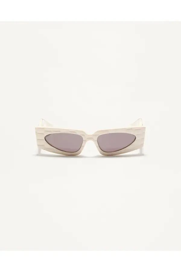Valentino Garavani Rectangular Acetate Sunglasses - Gray