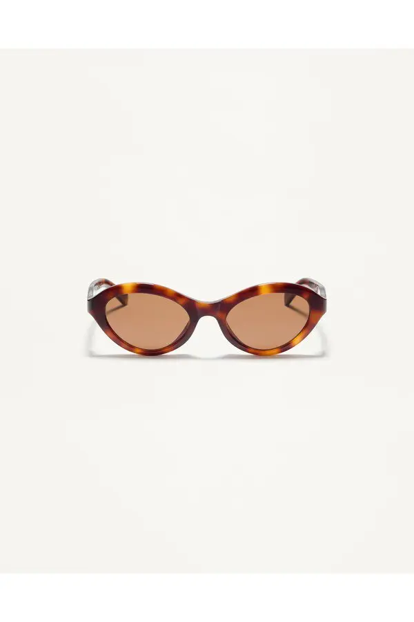 Valentino Garavani Cat-eye Acetate Eyewear - Brown