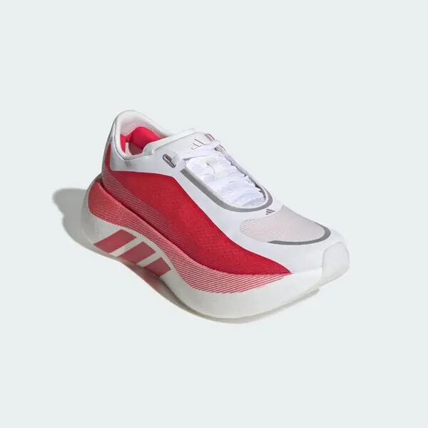 Adidas Hyperboost Edge Running Shoes - Cloud White / Pure Ruby / Zero Metalic