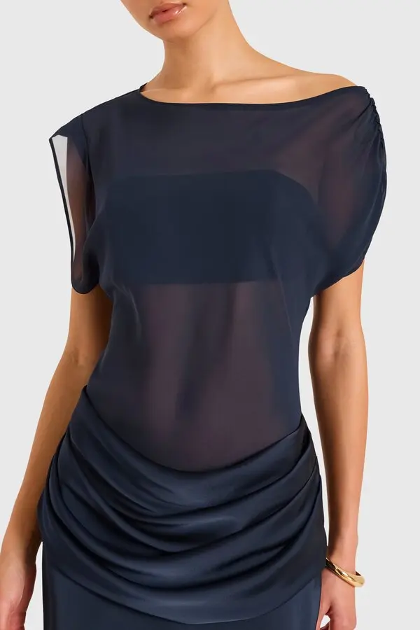 Amanda Uprichard Olandria Mini Dress - Ink