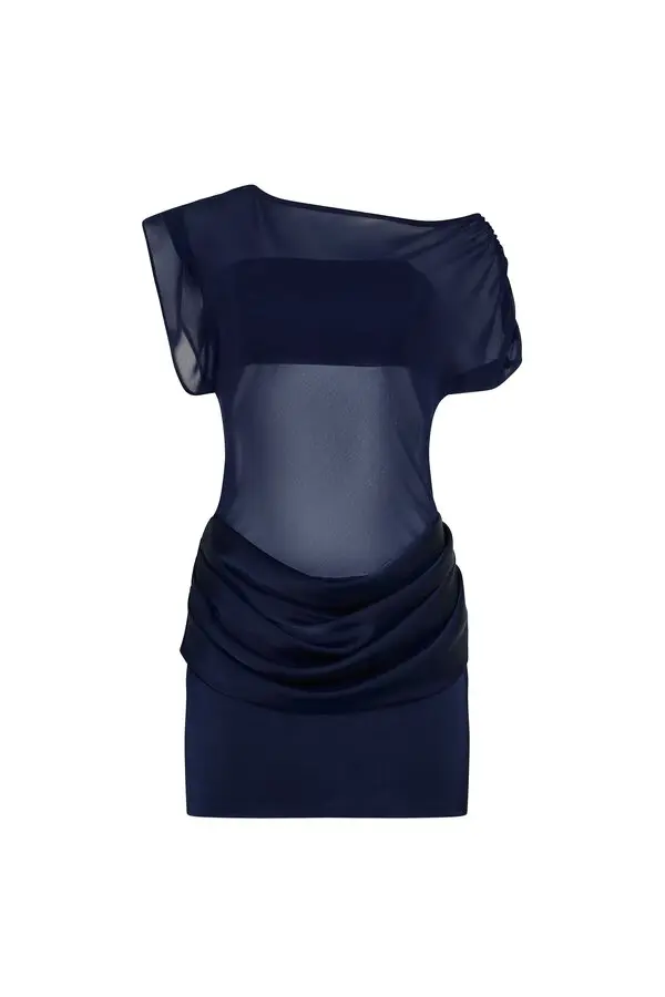 Amanda Uprichard Olandria Mini Dress - Ink