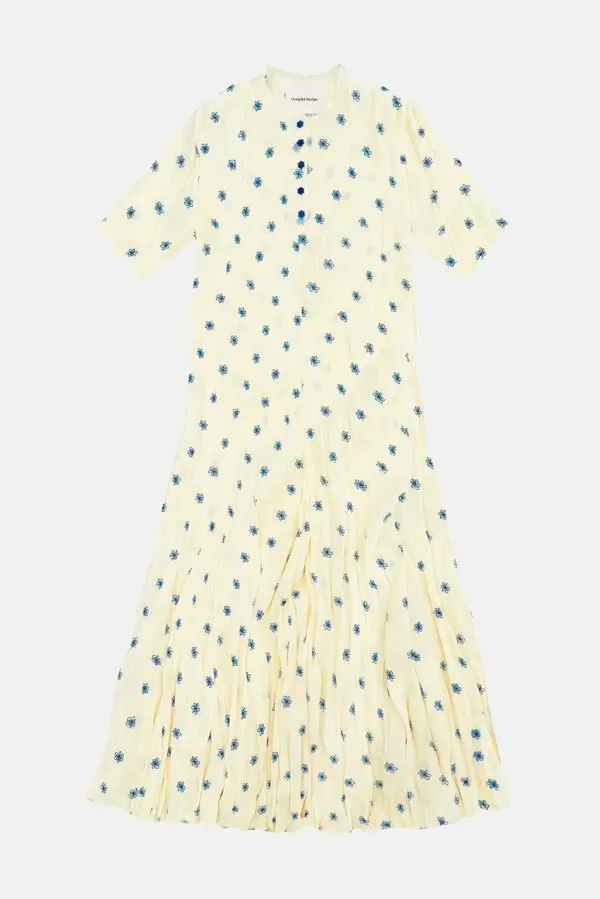 GONGDID DESIGN Floral Print Maxi Dress - Multicolor