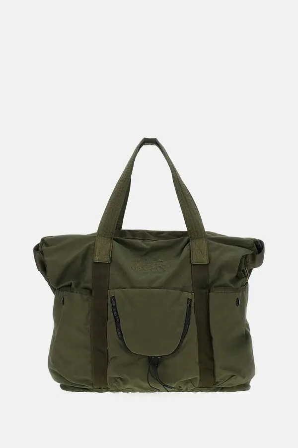 C.P. COMPANY Twill Tote Bag - Green