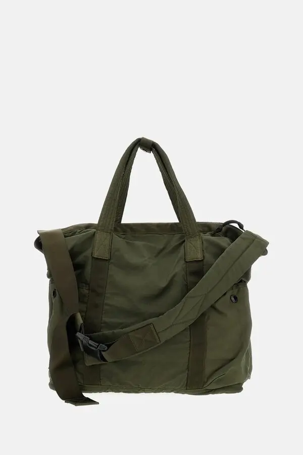 C.P. COMPANY Twill Tote Bag - Green
