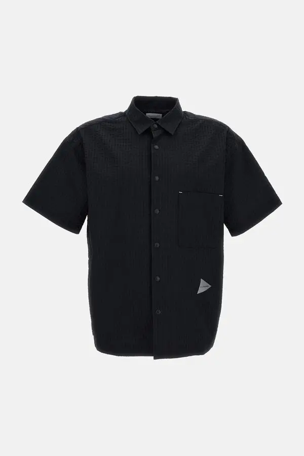 AND WANDER Dry Soft Seersucker Shirt
