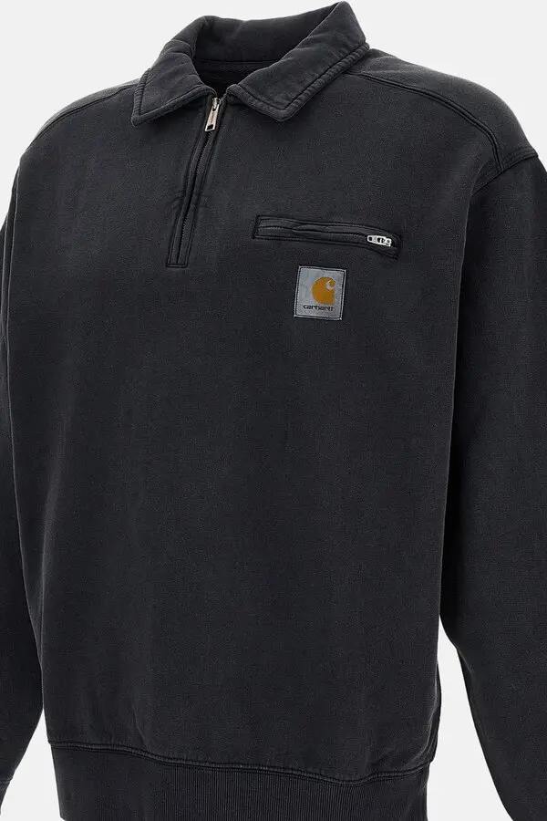 Carhartt Work In Progress Detroit Half-zip Sweatshirt - Black
