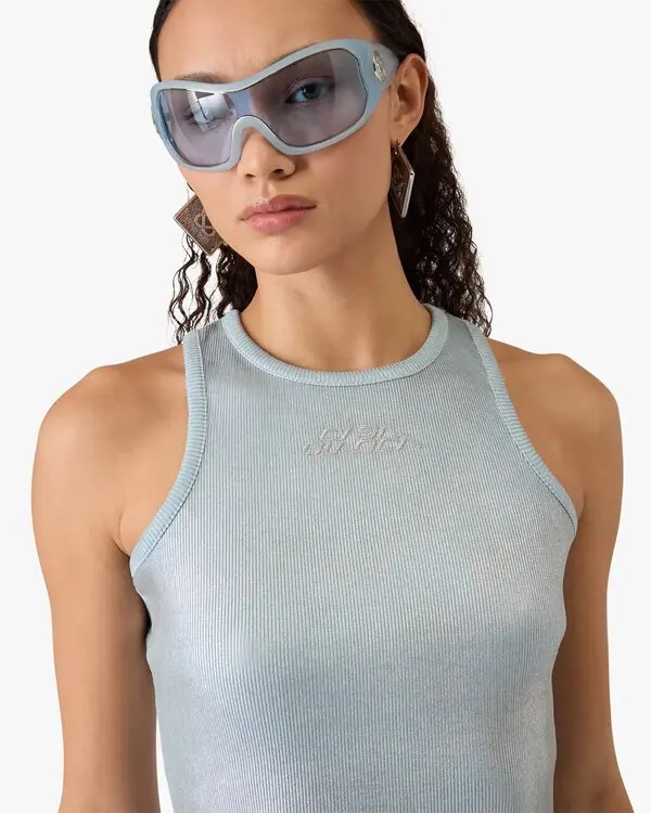Casablanca Wraparound Shield Sunglasses