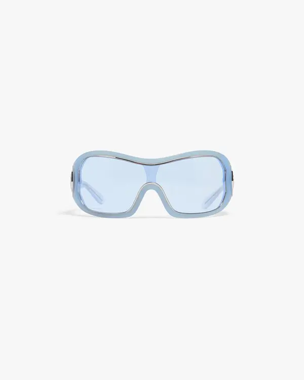 Casablanca Wraparound Shield Sunglasses