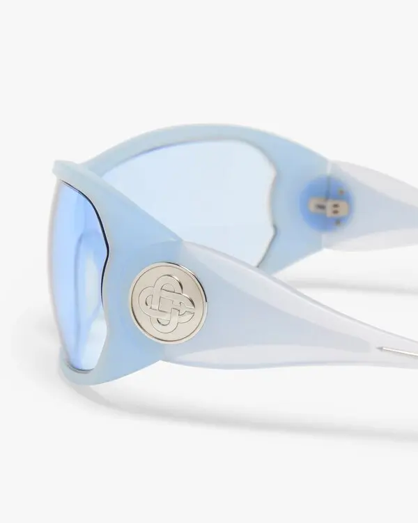 Casablanca Wraparound Shield Sunglasses
