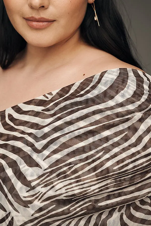 CURAAE Arabelle Plus One-shoulder Maxi Dress