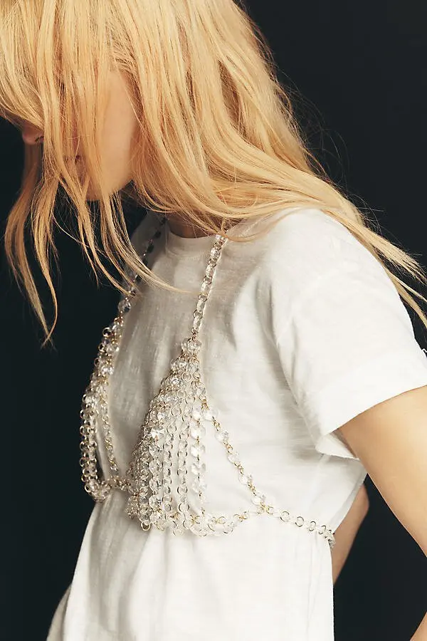 Bluebella Embellished Chain Bra