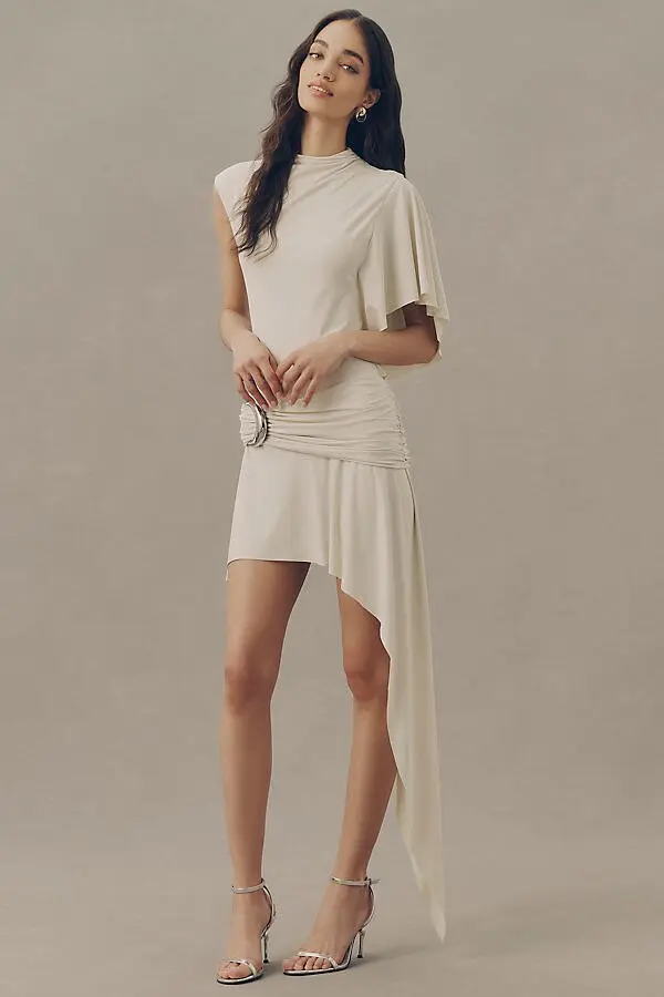 DE LA VALI Titan Mini Dress - Ivory