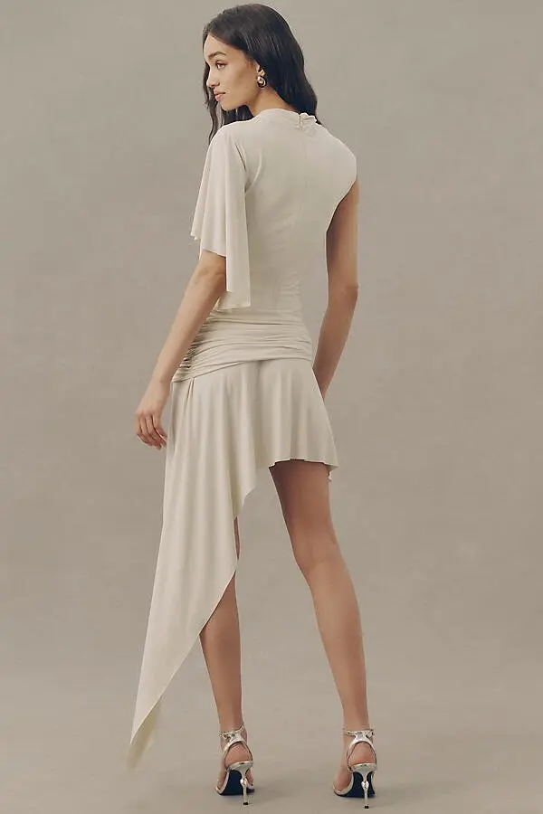 DE LA VALI Titan Mini Dress - Ivory