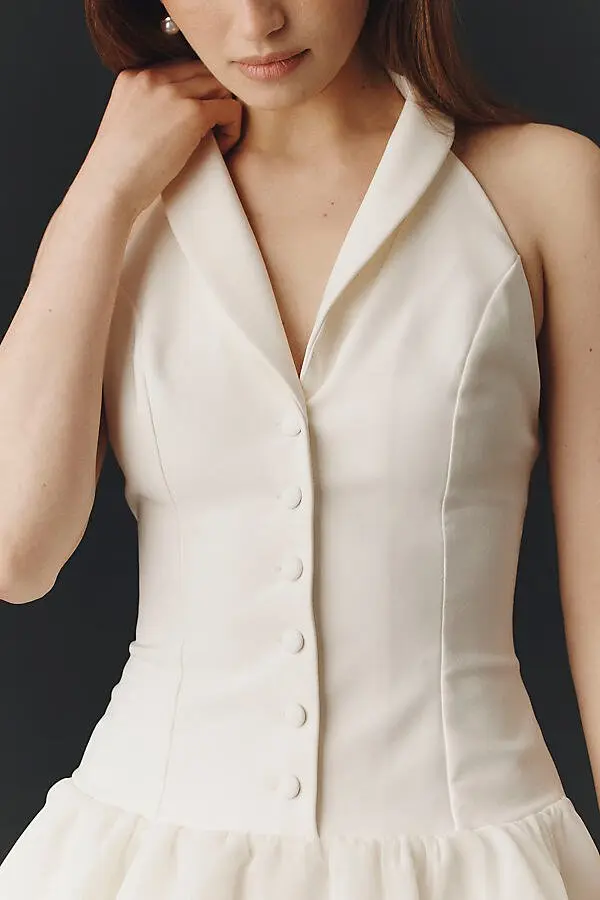 Bhldn Vested Mini Dress