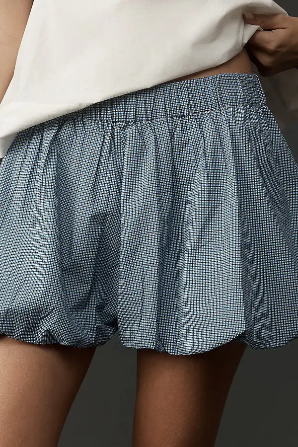 Maeve Cotton Bubble-hem Shorts