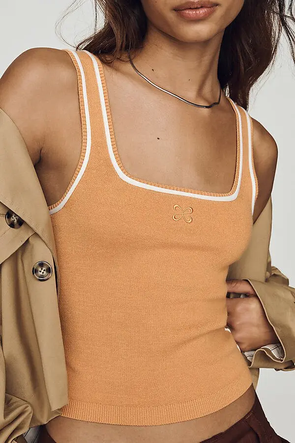 Anthropologie Herringbone Chain Necklace - Silver