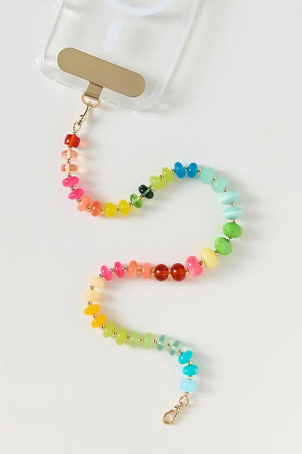 Anthropologie Beaded Phone Chain - Multi
