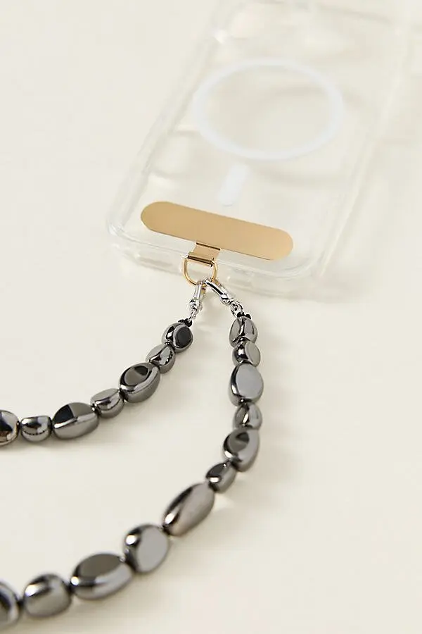 Anthropologie Chunky Phone Chain - Black