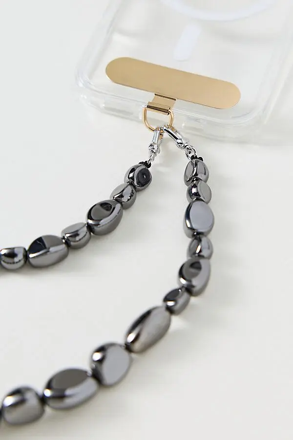 Anthropologie Chunky Phone Chain - Black