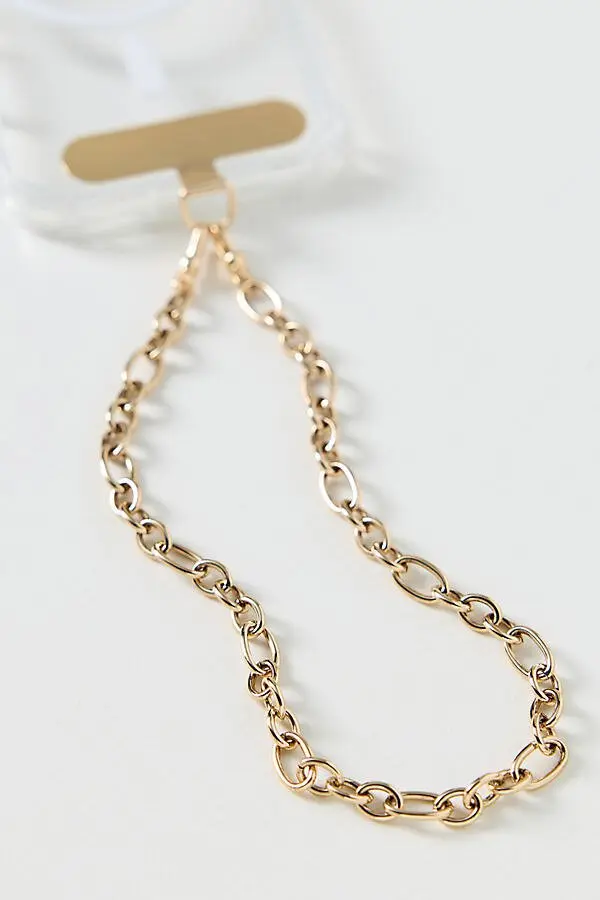 Anthropologie Chunky Phone Chain - Gold