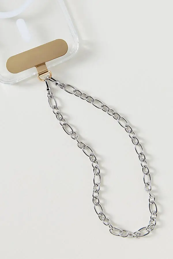 Anthropologie Chunky Phone Chain - Silver