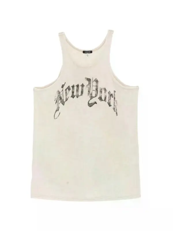 R13 Printed Tank Top