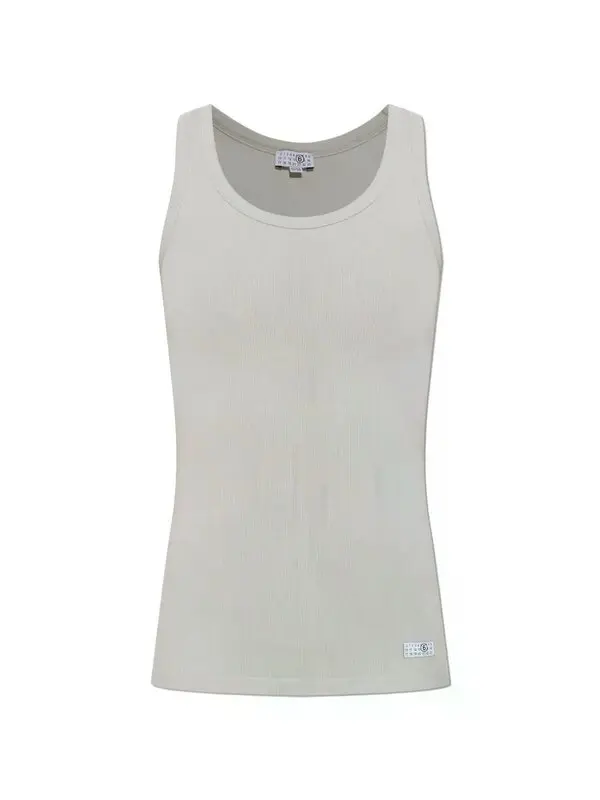 MAISON MARGIELA Ribbed Top - Neutrals