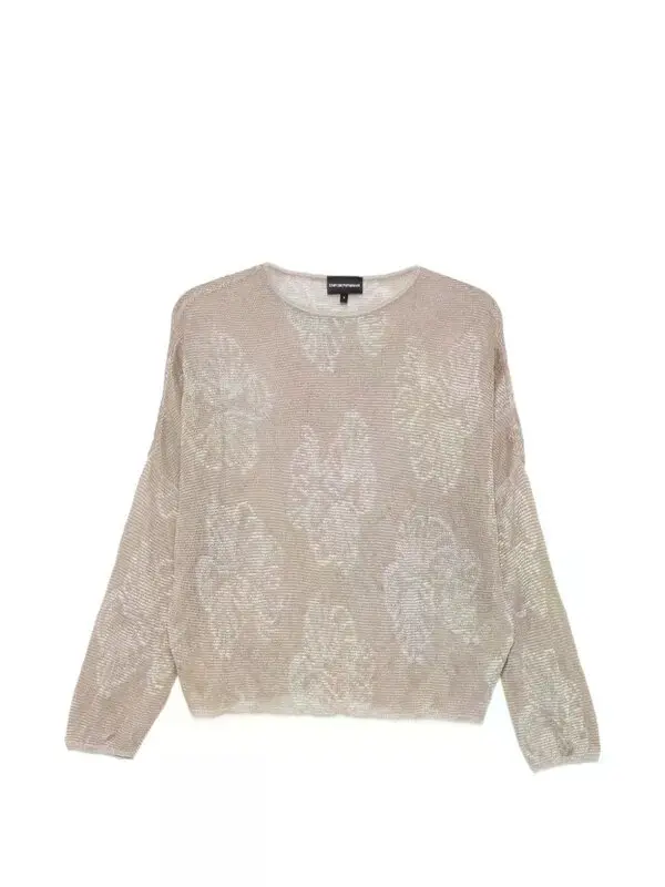 Emporio Armani Floral-motif Sweater