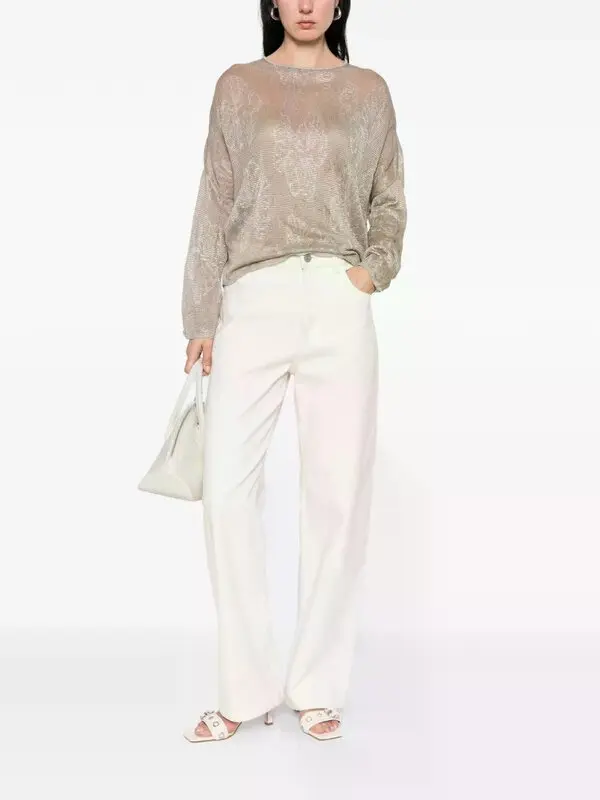 Emporio Armani Floral-motif Sweater