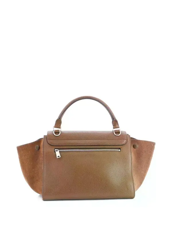 Celine Trapeze Small Satchel - Brown