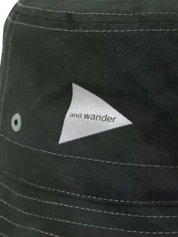 AND WANDER Drawstring Bucket Hat