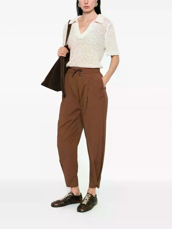 Herno Drawstring Trousers - Brown