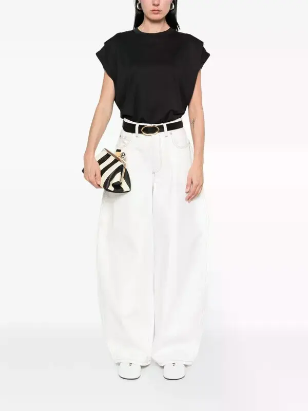 Jacquemus Boxy Fit Crewneck T-shirt - Black