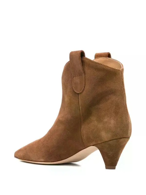 ANNA F. Point-toe Ankle Boots
