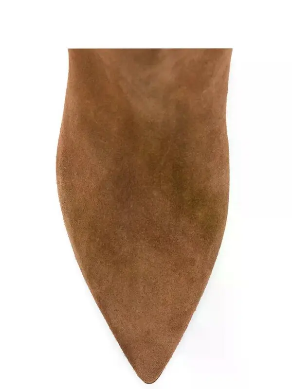 ANNA F. Point-toe Ankle Boots