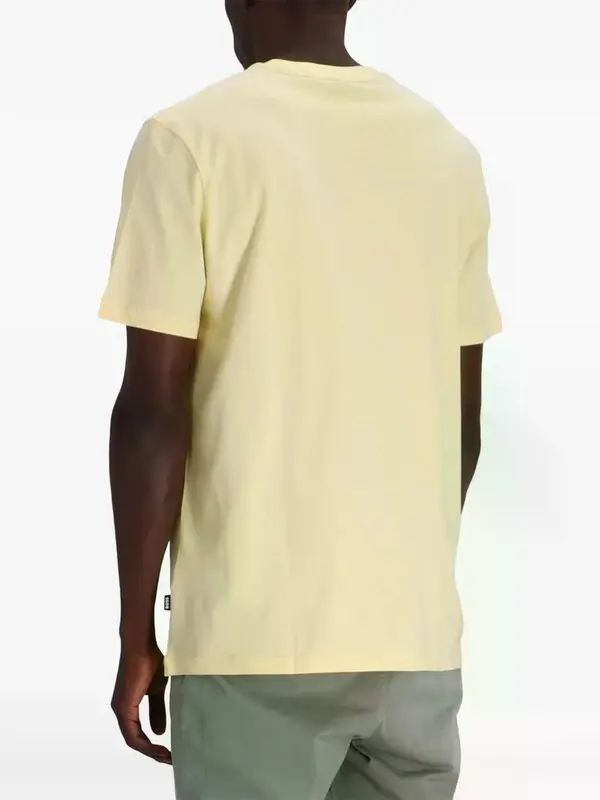 BOSS Cotton-jersey T-shirt With Logo Detail - Yellow
