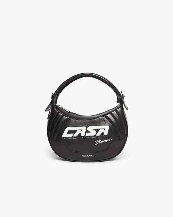 Casablanca Leather Biker Bag - Multicolor