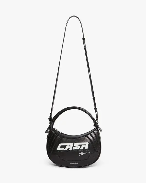 Casablanca Leather Biker Bag