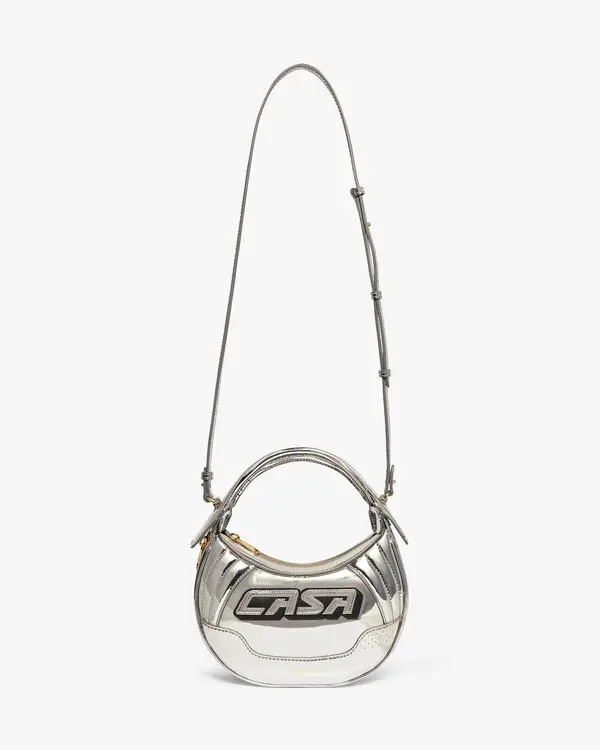 Casablanca Silver Biker Bag
