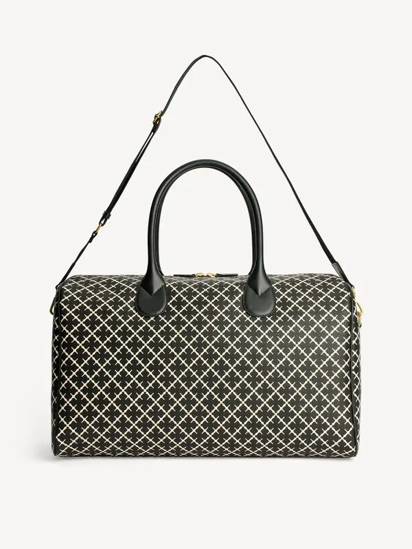 BY MALENE BIRGER Lullu Large Printed Weekend Bag - Black