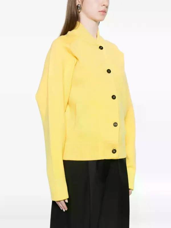 Jacquemus Levande Button Embroidered Knitwear - Yellow