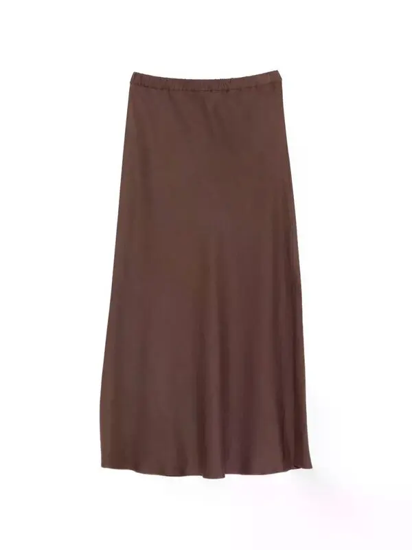 Antonelli Firenze Ilda A-line Midi Skirt - Brown