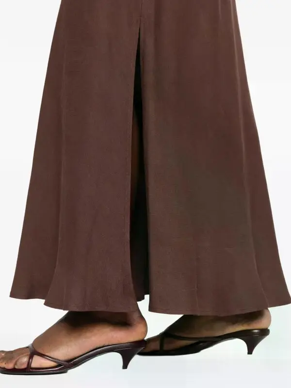 Antonelli Firenze Ilda A-line Midi Skirt - Brown