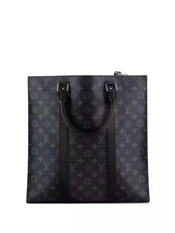 LOUIS VUITTON Sac Plat Bag Monogram Eclipse Canvas