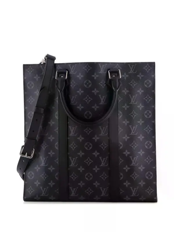 LOUIS VUITTON Sac Plat Bag Monogram Eclipse Canvas