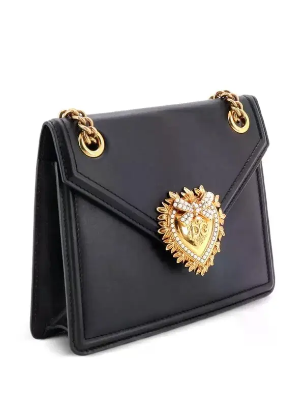 Dolce & Gabbana Devotion Leather Small Crossbody Bag