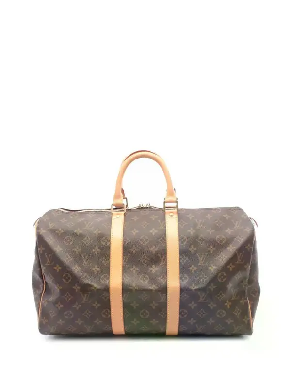 LOUIS VUITTON 2001 Monogram Keepall 45 Travel Bag