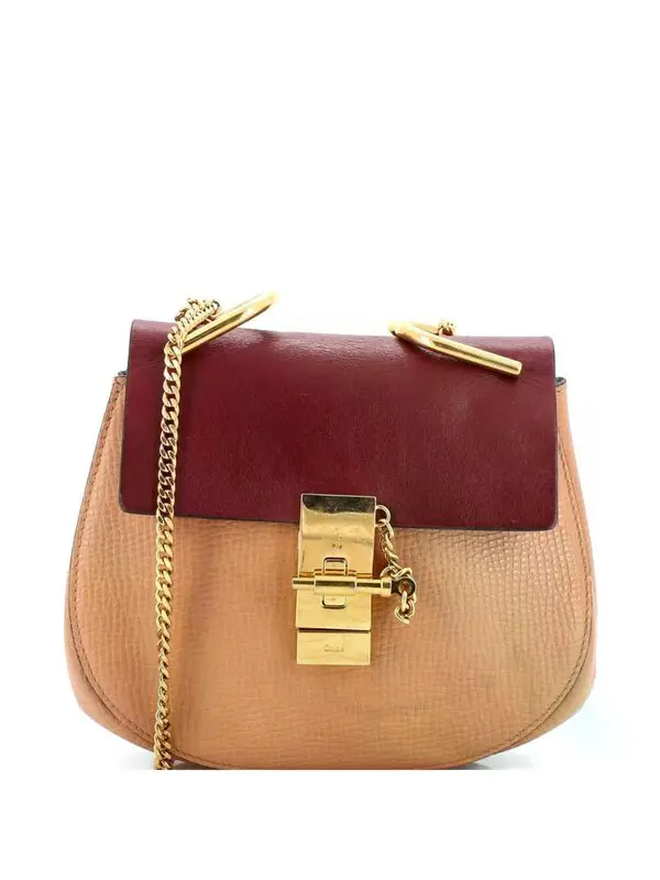 Chloé Drew Leather Mini Crossbody Bag - Multicolour