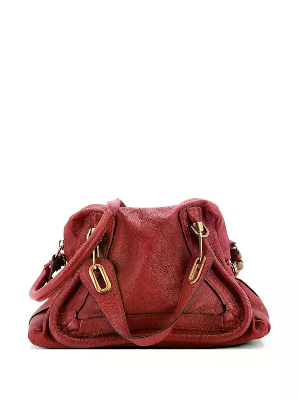 Chloé Paraty Top Handle Satchel - Red