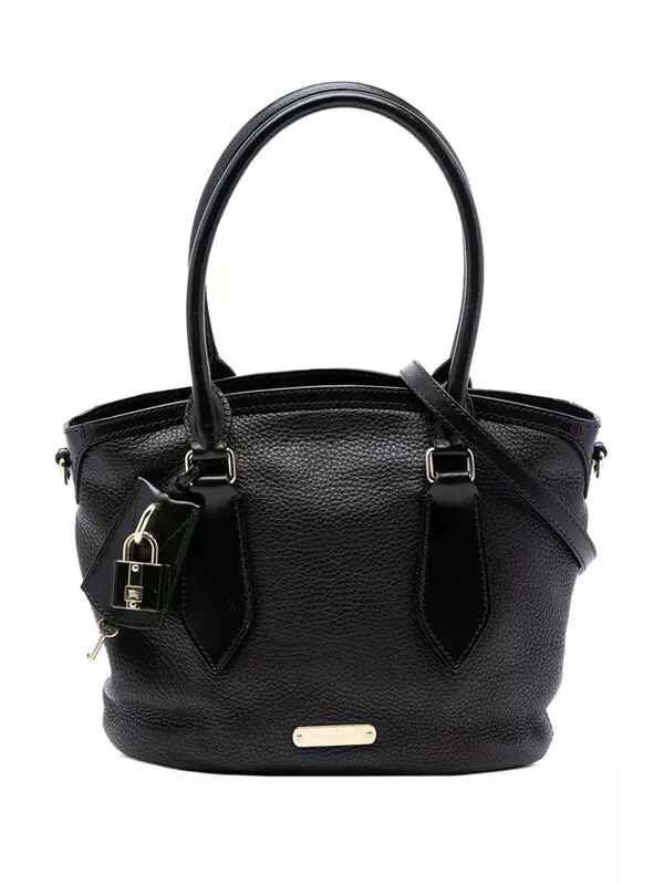 Burberry Grainy Calfskin Satchel